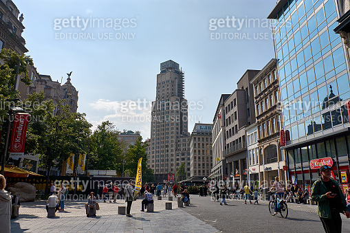 Boerentoren also known as KBC Tower or KBC Torengebouw. Built in 1932 ...