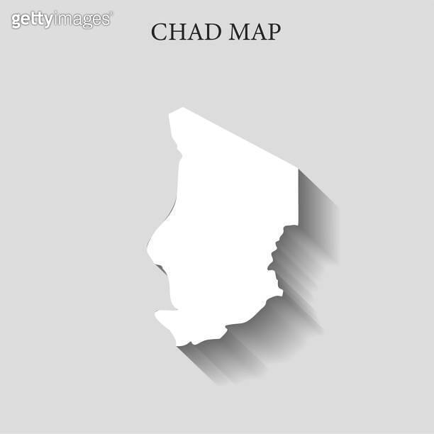 Simple and Minimalist region map of Chad 이미지 (2154751220) - 게티이미지뱅크