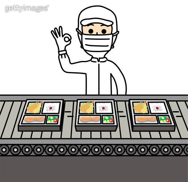 Food factory workers 이미지 (2153463392) 일러스트, 무료 일러스트 - 게티이미지뱅크
