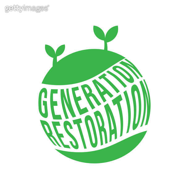Generation Restoration. Typography design for World Environment Day ...