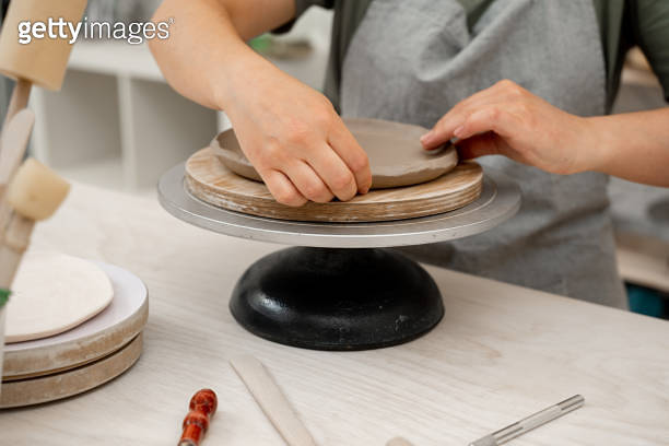 Building sides for clay products. Slab pottery. Creating ceramic ...