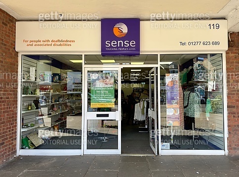 Sense charity shop, raising funds for people with deafblindness and ...