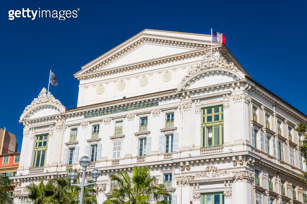 Iconic landmarks of Nice, France, Cote d'Azur, French Riviera ...