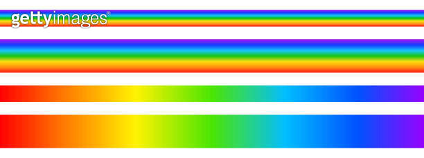 Visible light spectrum lines. Sunlight ultraviolet colors. Multicolored ...