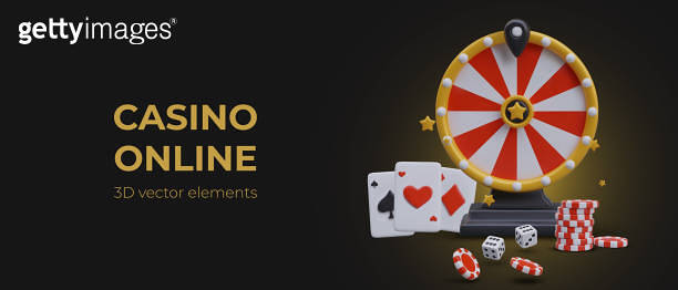 Realistic wheel of fortune, playing cards, dice, poker chips 이미지 ...