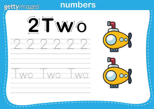 Connecting dot and printable numbers exercise for preschool and ...