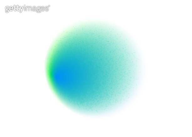 Green circle gradient noise gradation. Abstract color watercolor blur ...