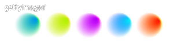 Color circle gradient noise gradation. Abstract watercolor blur mesh ...