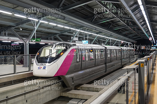 MRTA nbm pink monorail line unmanned, autopilot sky train station ...