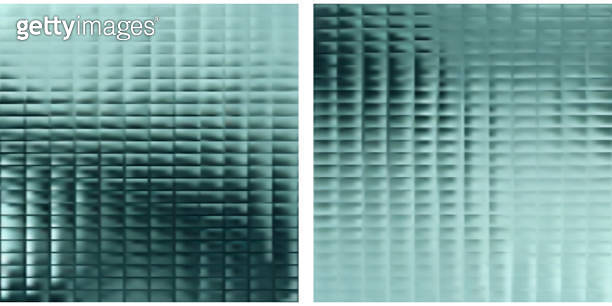 Stained metal premium rib acrylic glass sheet. Fluted door blue green ...