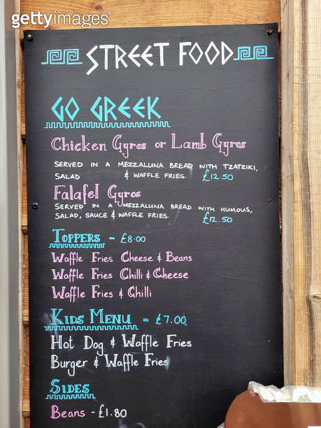 Street Food Menu 이미지 (1939501567) - 게티이미지뱅크