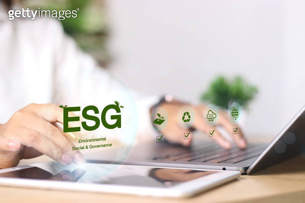 ESG environment social governance concept.Business cooperation for a ...
