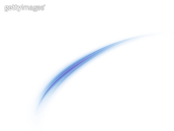 Dynamic blue lines with glow effect. Abstract blue light lines effect ...