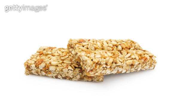 Sunflower seed Gozinaki caramelized bar isolated on white (2163478378 ...