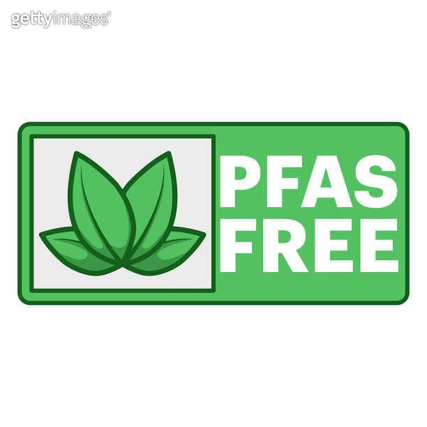 The PFAS Free Badge concept which has various leaf motifs indicates ...