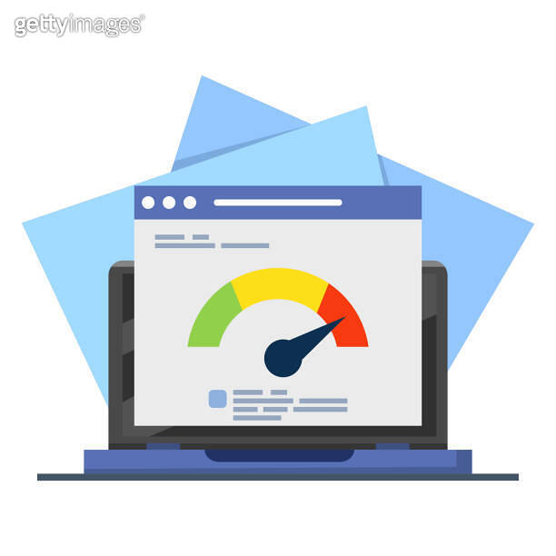 pc load time speedometer software tool concept for download score ...