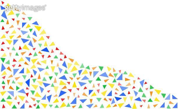 Abstract non-seamless pattern, simple scattered geometry triangle ...