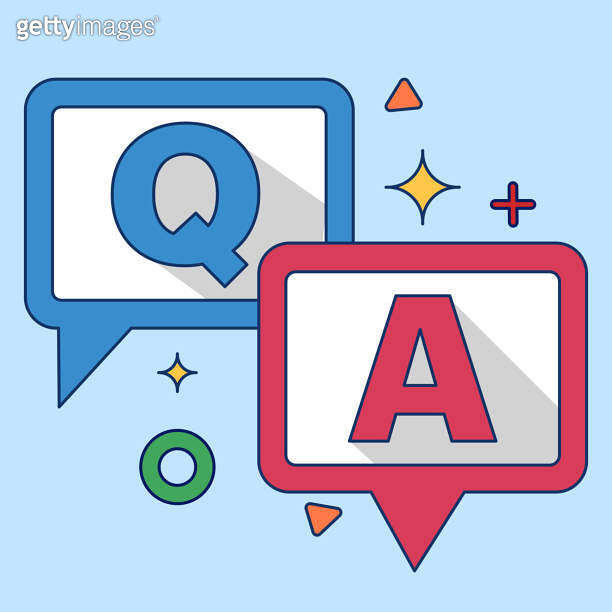Question and answer concept. Ask and Answer with bubble chat icon. Ask ...