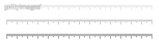 Rule black lines. Blank isolated measure. Measuring tool. Ruler icon ...