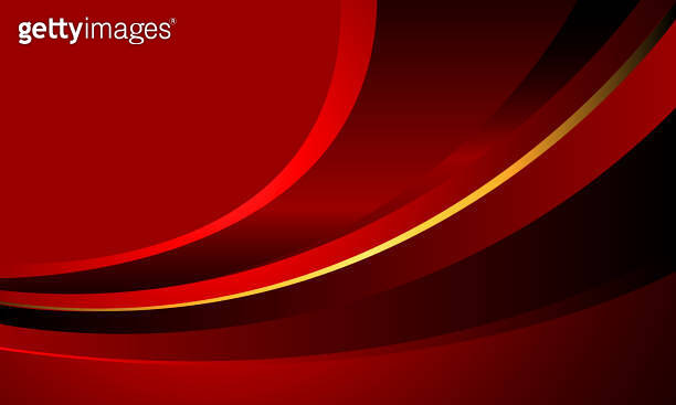 Abstract red gold line curve geometric design modern futuristic ...