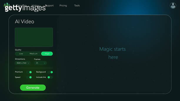 Concept of AI Chatbot Interface With Empty Text Boxes For Prompts And ...
