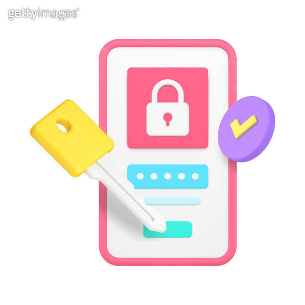Smartphone personal account application protection password key safety ...