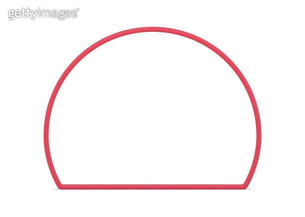 Red protractor geometric shape framework edge premium mathematical ...