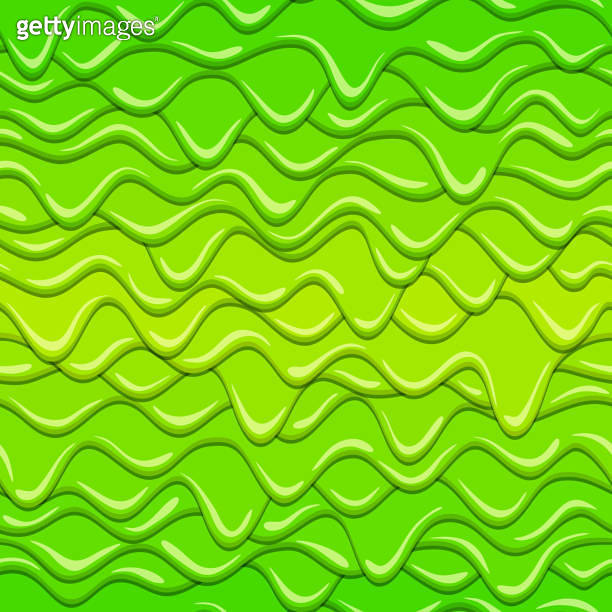 Bright green sleem seamless pattern, vector illustration. Texture for ...