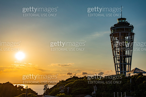The Sea Candle Tower in Enoshima Fujisawa City, Kanagawa, Japan ...