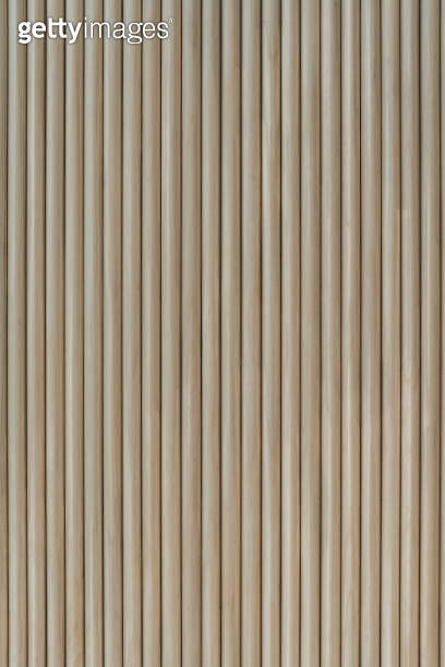 Wooden fluted panel, wooden wall, wood texture with natural patterns ...