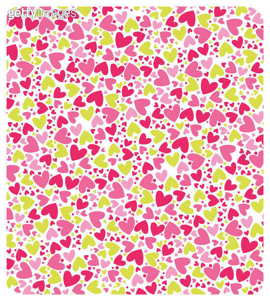 Heart pattern to customize objects, accessories, packaging, stationery ...