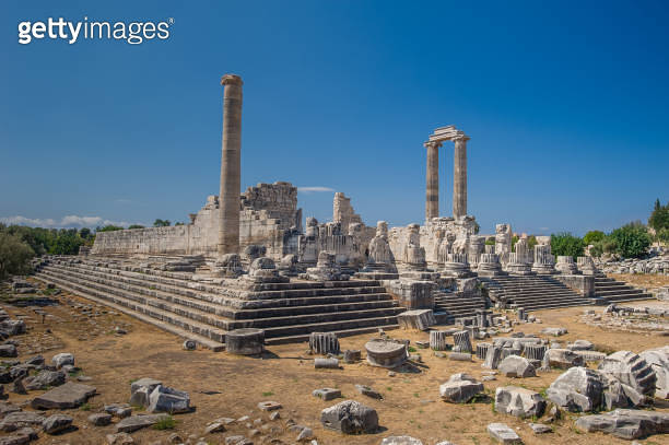 Temple and Oracle of Apollo the Didymaion. Apollo Didymiae, Apollo of ...