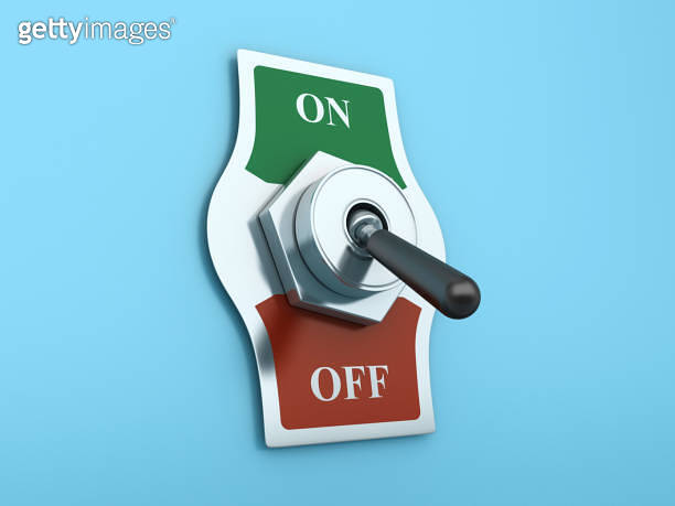 ON OFF Switch 이미지 (2150262801) - 게티이미지뱅크