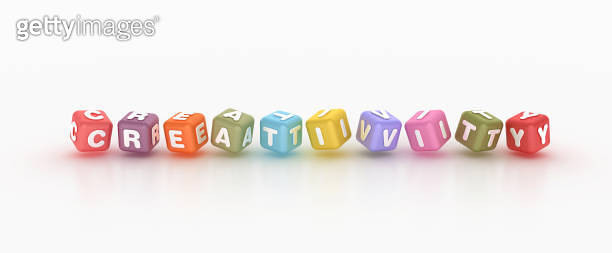 Creativity Buzzwords Cubes 이미지 (2156402735) - 게티이미지뱅크