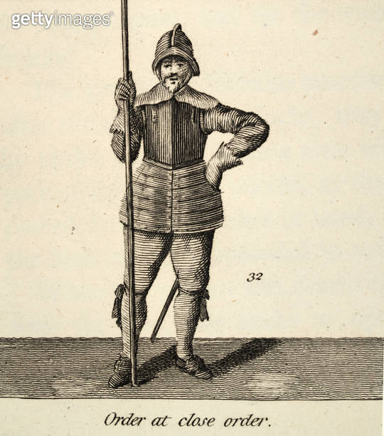 English Infantry soldier, Pikeman, Pike, Spear, Military History ...