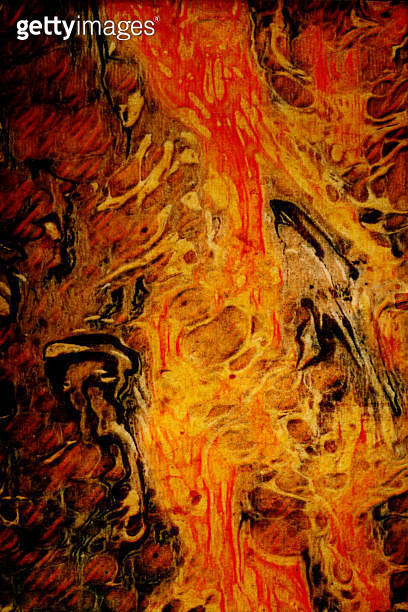 Abstract black and red marbled paper background texture, fire, flame ...