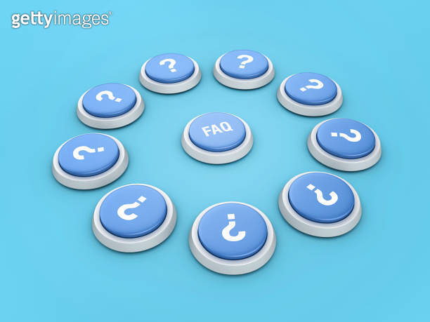 Faq Push Button 이미지 2151770331 게티이미지뱅크 