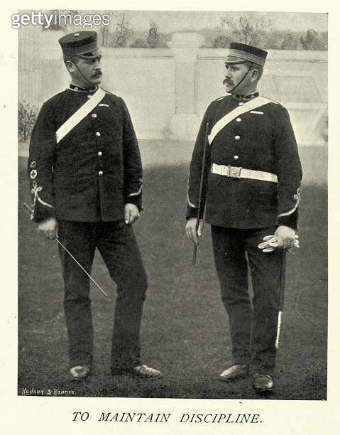 British military uniforms, Soldiers in charge of discipline, Royal ...