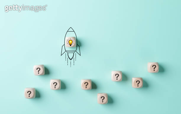 Problem solving and startup launch concept. A conceptual image of a ...