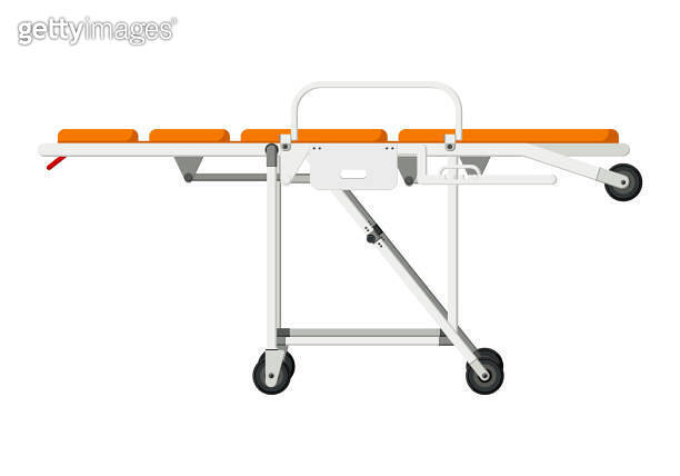 Medical equipment Stretcher patient transport bed for moving sick or ...