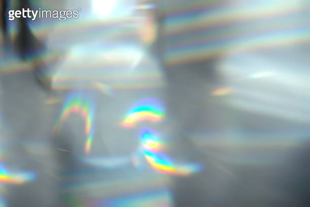 Glare effect on a black background. An abstract lens flare for on ...