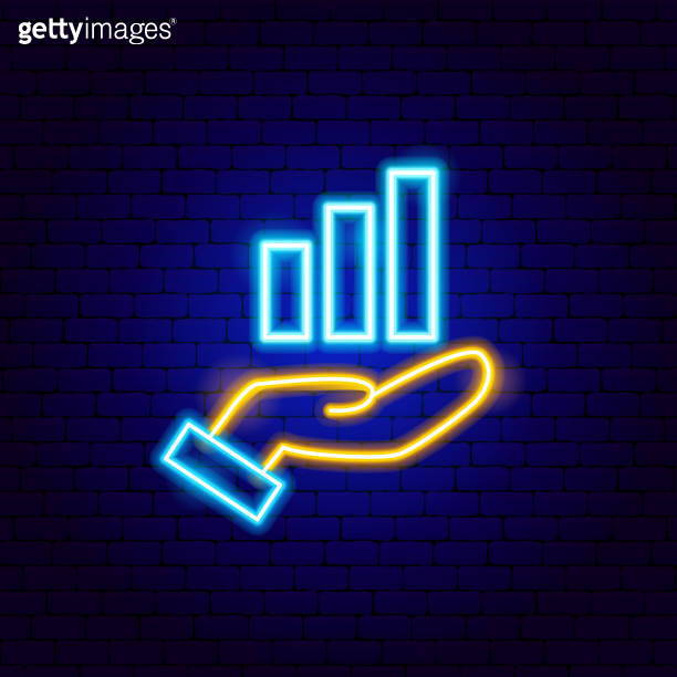 Stock in Hand Neon Sign 이미지 (2164363853) - 게티이미지뱅크