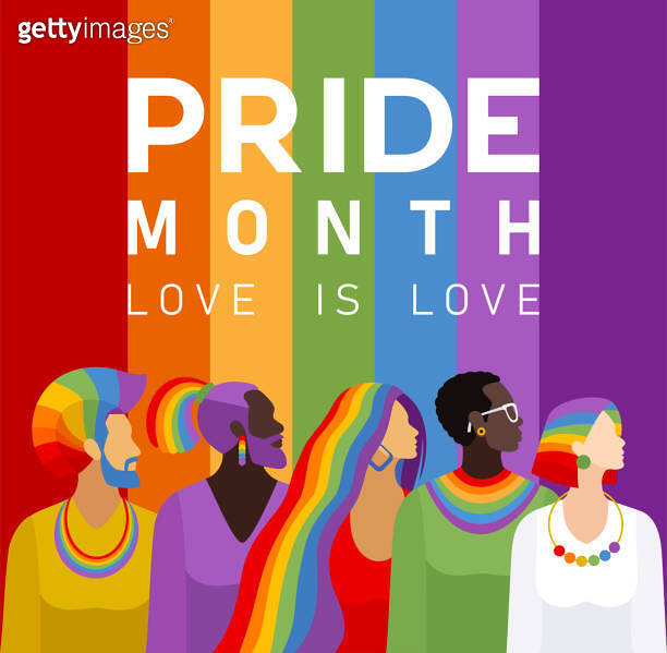 LGBT group of people. LGBT community. LGBTQ. LGBT Pride Month ...