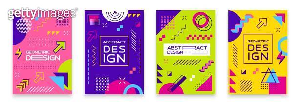 trendy abstract modern geometric posters with simple shapes and minimal ...