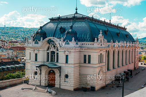 The rebuilt Royal Riding Hall Kiralyi lovarda at Buda Castle ...