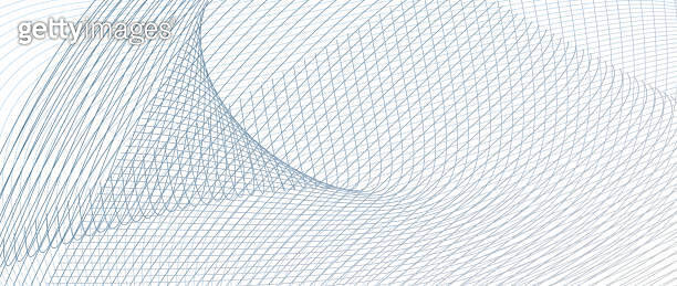 Blue, gray net design. Line art pattern in industrial style ...