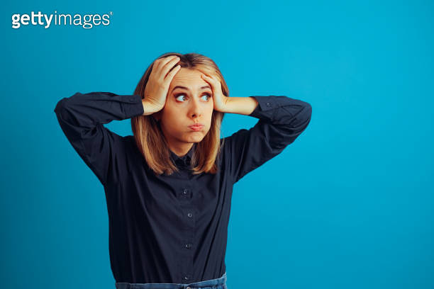 Stressed Woman Feeling Exasperated and in Crisis (2024310019) - 게티이미지뱅크 Stressed Woman Feeling Exasperated and in Crisis (2024310019) - 게티이미지뱅크