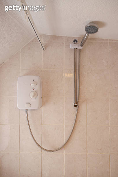 Tired scruffy and dirty shower in need of renovation 이미지 (2162445528 ...