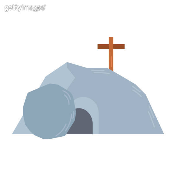 Jesus tomb icon clipart avatar logotype isolated vector illustration ...