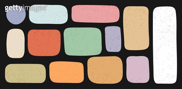 Empty text box. Color frame empty text box with texture isolated on ...